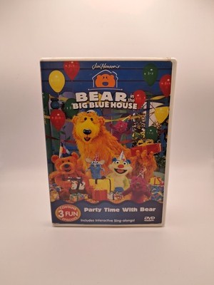 Bear in the Big Blue House Party Time With Bear DVD 3 Episodes Jim ...