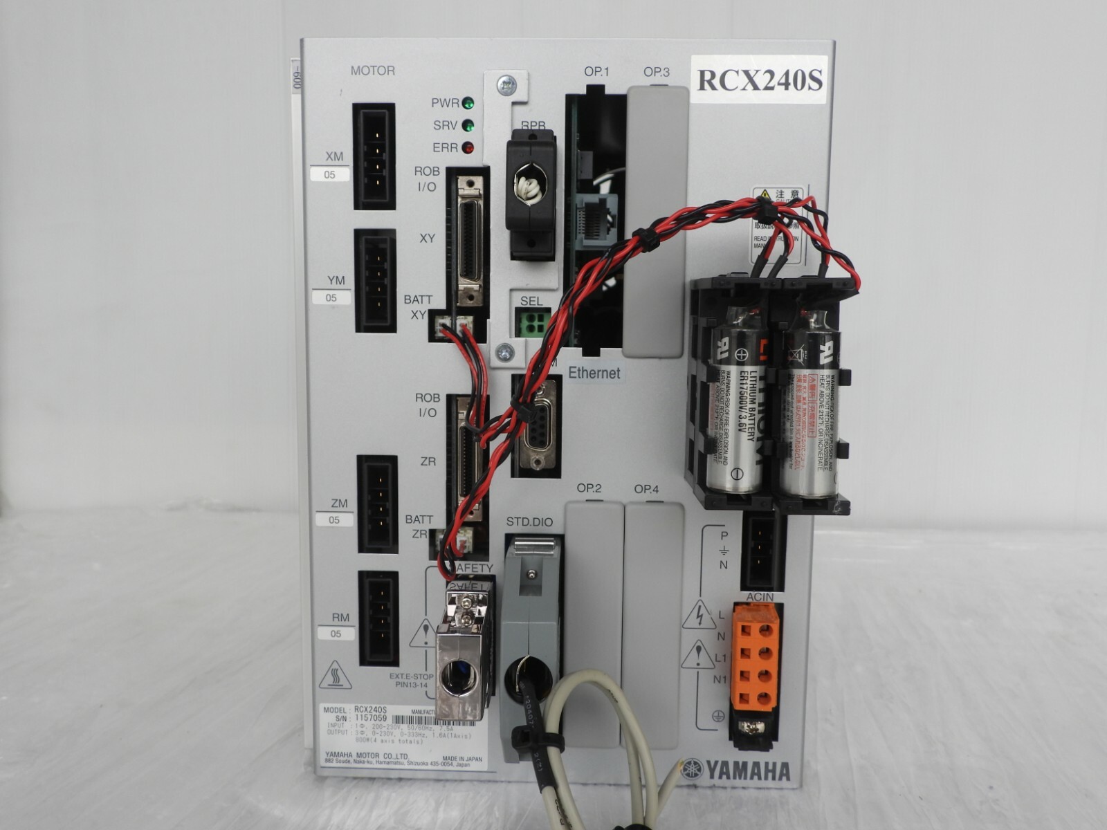 Yamaha YK250XC 4-Axis High Speed Scara Robot & RCX240S Controller ...