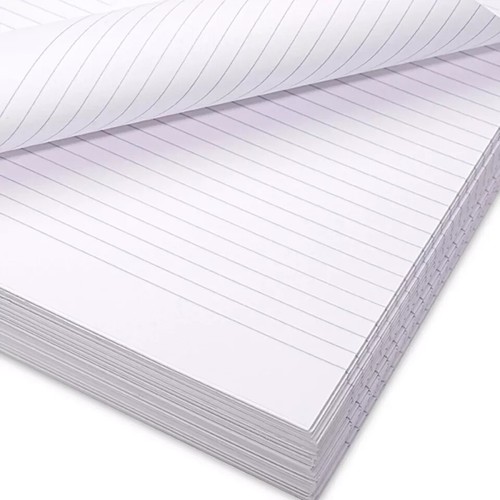 RHINO A4 Exercise Paper, 8mm Lined + Margin, 500 Sheets/1000 Page, Hole ...