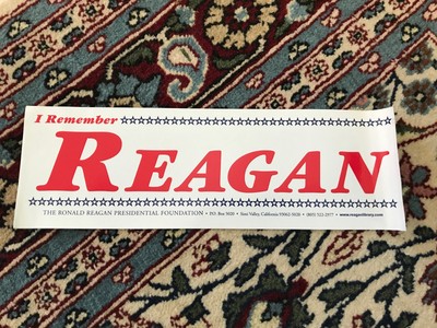 I MISS REAGAN BUMPER STICKER DECAL REPUBLICAN RONALD REAGAN | eBay