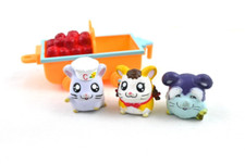 Lot JP Authentic Hamtaro Hamster Anime Figures Finger Puppet Pencil ...