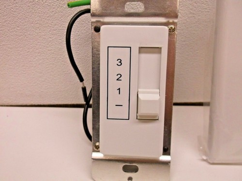 3 Speed Adjustable Fan Control Switch 120V 1A White (B56) | eBay