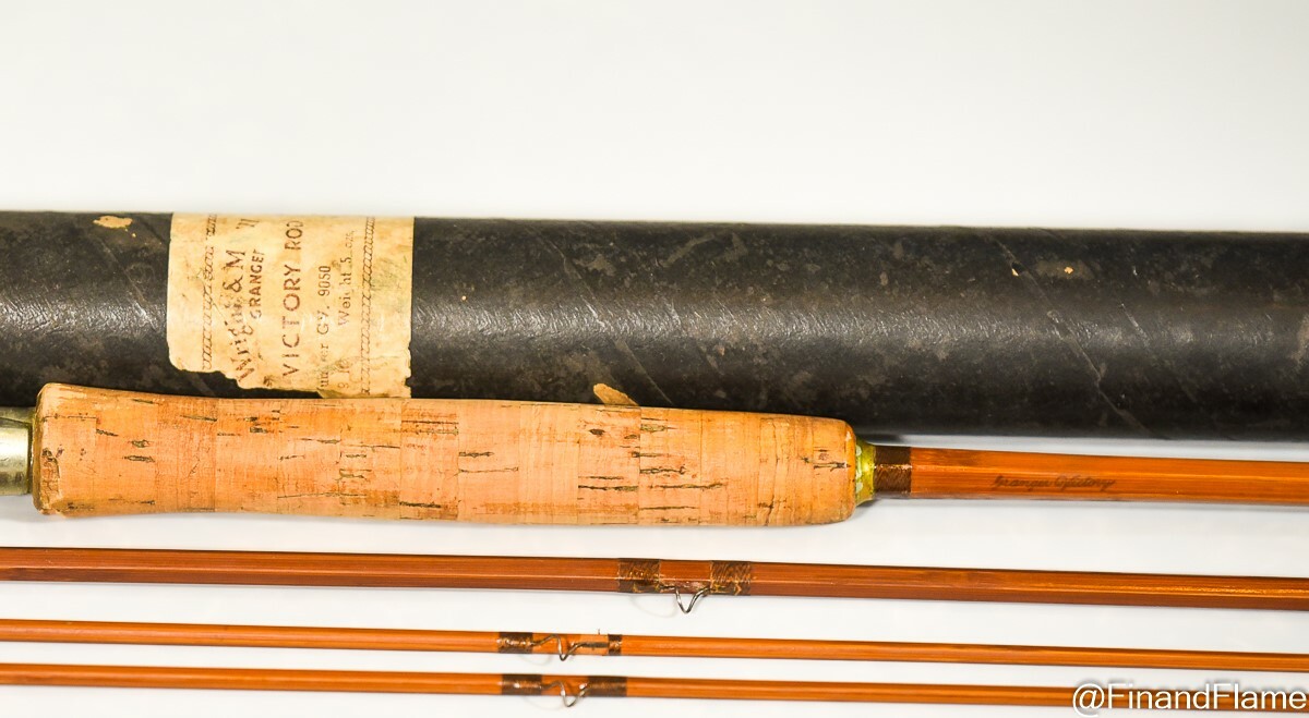 9' 3Pc 2T Wright & McGill Victory Bamboo Antique Fly Fishing Rod Tube | eBay