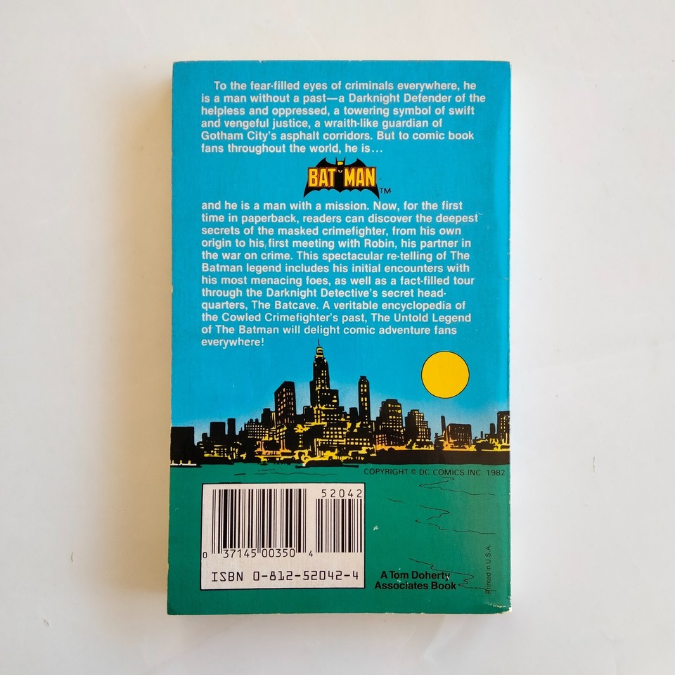 Untold Legend Of The Batman Paperback 1982 DC Comics | eBay Australia