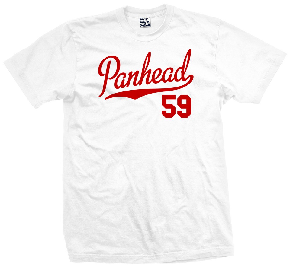 Panhead 59 Script T-Shirt | 1959 FLH Chopper Bobber Biker Motorcycle ...