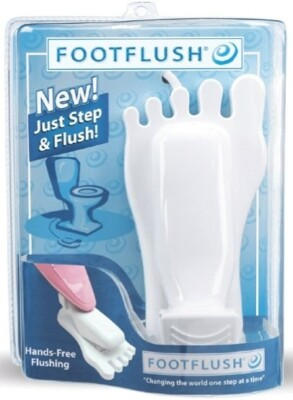 FlashSale FUN FOOT FLUSH Pedal Toilet Flusher Handsfree Sanitary Potty ...