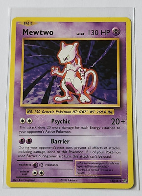 2016 Pokemon Mewtwo Psychic Barrier 51/108 | eBay