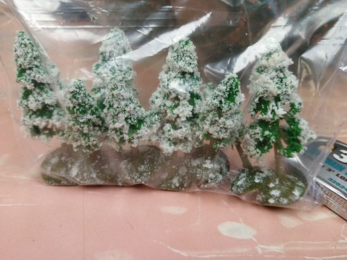 8 based Landscape Model Snow Pine Trees wargaming scenery terrain ...