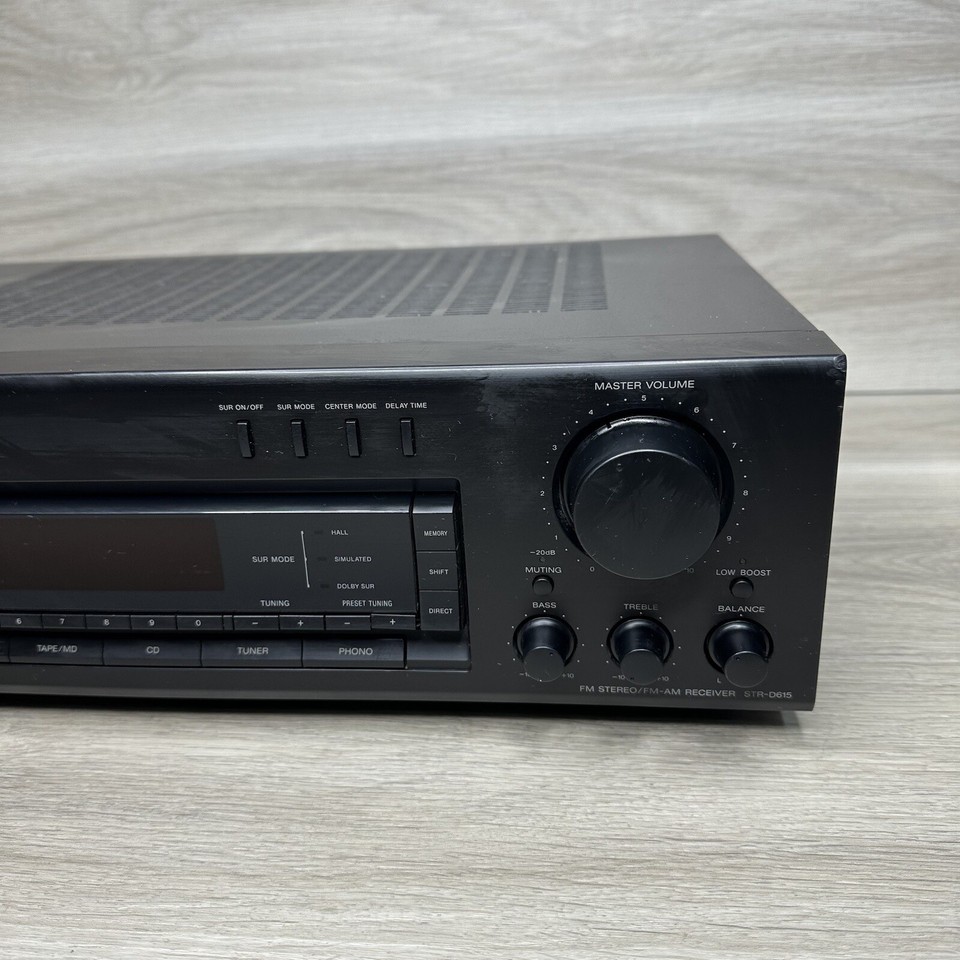 Sony STR-D615 Stereo Receiver Surround Sound Vintage | eBay