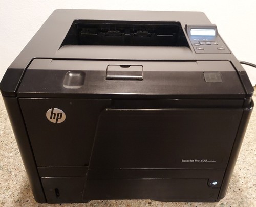 HP LaserJet Pro 400 M401dne Black Monochrome Laser Printer 38626 page ...