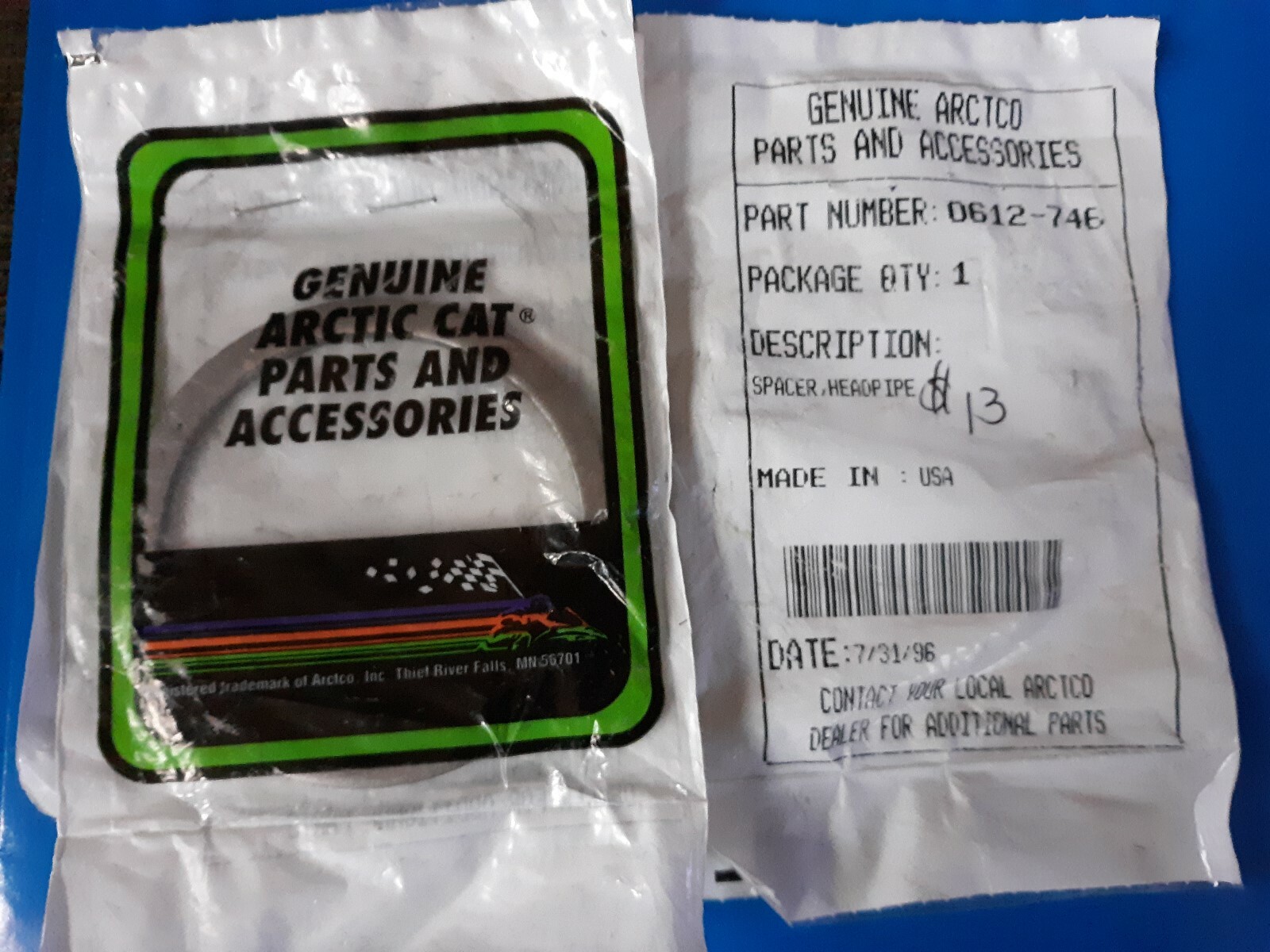 Arctic Cat Head pipe spacer 0612-746 | eBay