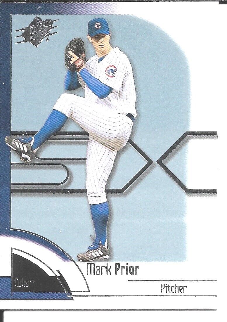 2002 SPX Upper Deck Rookie Mark Prior 193 Chicago Cubs Baseball | eBay