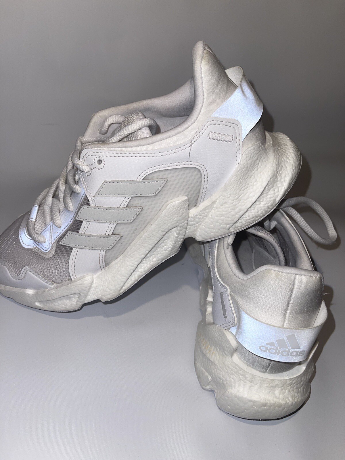 Adidas X9000 x Karlie Kloss White Iridescent 2021 G55… - Gem