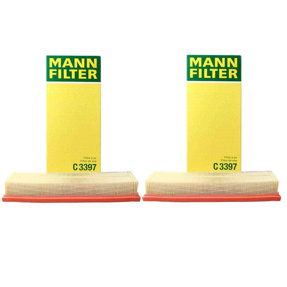 Engine Air Filter for Mercedes-Benz GL550 ML550 Pair Set Of 2 MANN ...