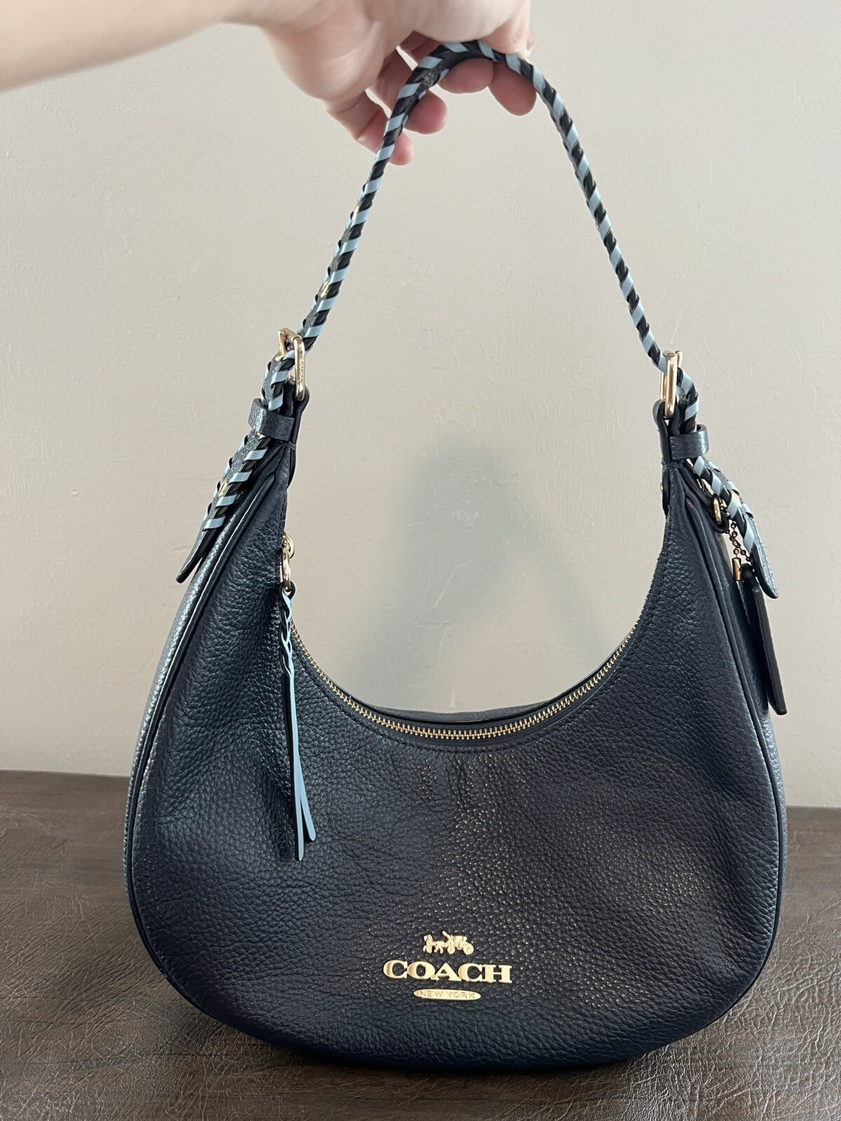 Authentic Coach Bailey Hobo Purse With Whipstitch Det… - Gem