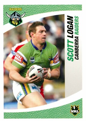 2008 CANBERRA RAIDERS NRL Card SCOTT LOGAN Centenary Daily Telegraph | eBay