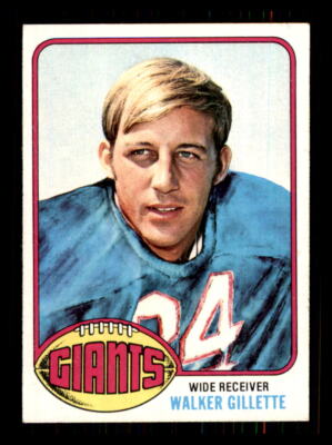 1976 Football Topps Walker Gillette New York Giants #214 1 | eBay