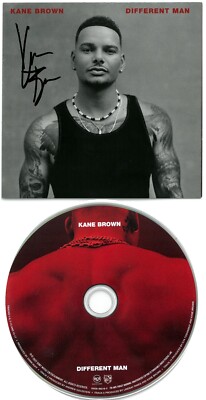 Kane Brown signed 2022 Different Man Album Cover Booklet w/ CD & Case ...
