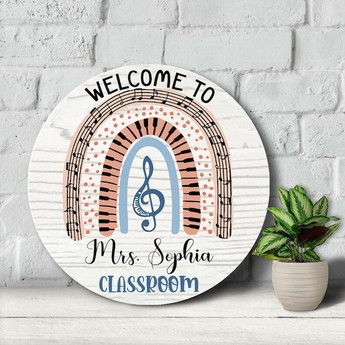 Personalized Classroom Door Hanger Classroom Sign Teacher Appreciation ...