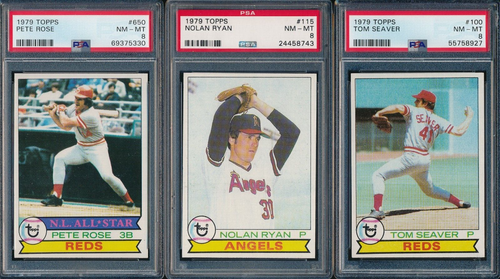1979 TOPPS BASEBALL COMPLETE SET (726) MUNSON JACKSON ROSE RYAN OZZIE ...