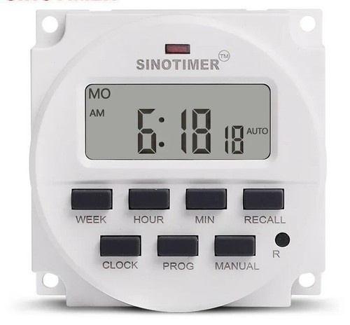 Timer Switch UL Listed Relay Inside Countdown 7 Days Programmable 1.6 ...