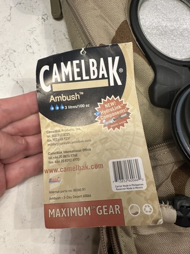 CamelBak Ambush 60066 100 Oz Hydration Pack - Desert Camo for sale ...