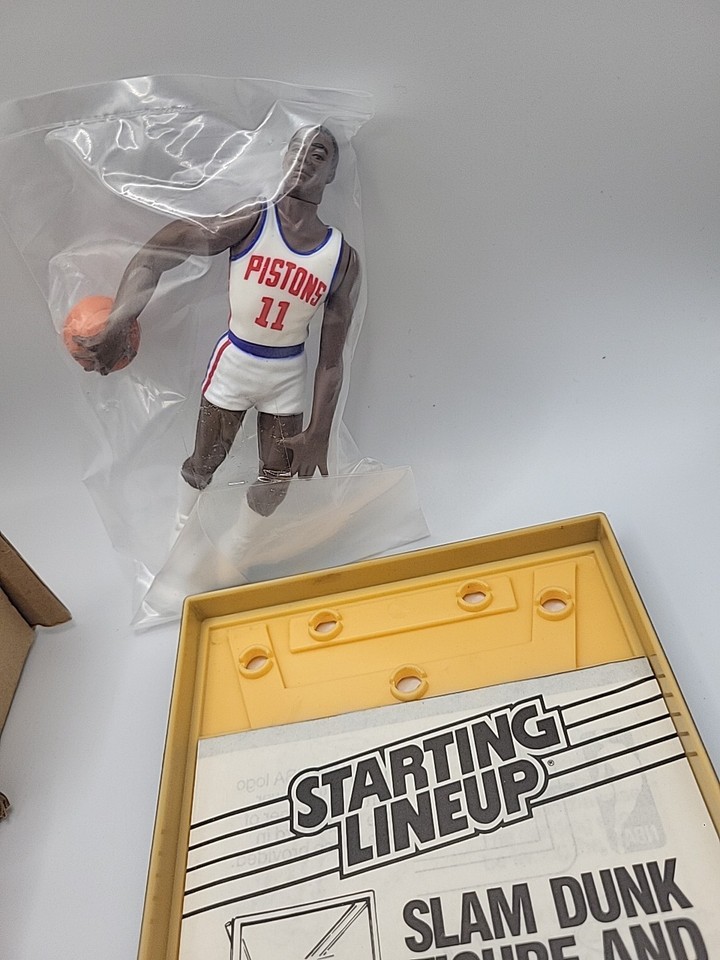 ISIAH THOMAS DETROIT PISTONS 1989 STARTING LINEUP SLAM DUNK SUPERSTARS ...