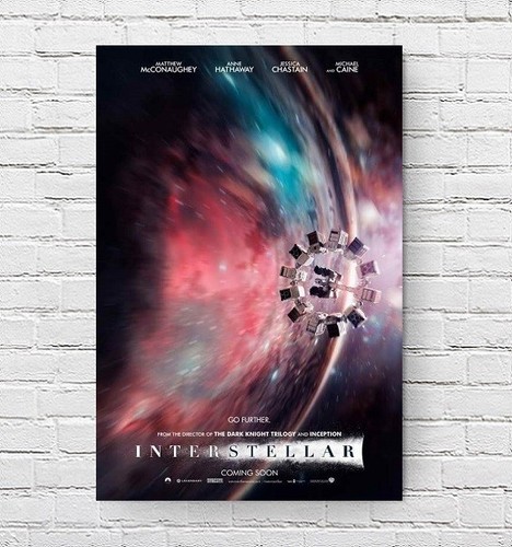 Interstellar Movie Poster US 11x17in 27.9x43.2cm Paper New JJC | eBay