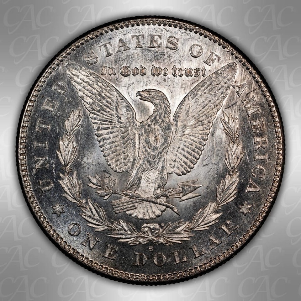 1878 S MORGAN SILVER DOLLAR CACG MS61 Highly Reflective. Very Clean ...