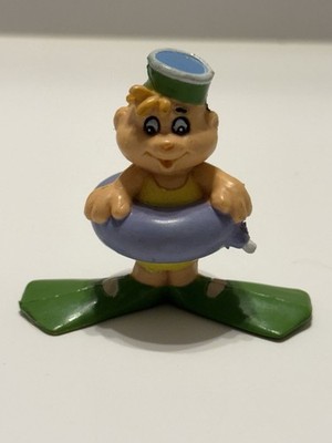 Vintage 1983 Theodore Chipmunk PVC Figure Swimming Snorkel Flippers | eBay