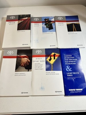 2017 Toyota Prius Owners Manual Set | eBay