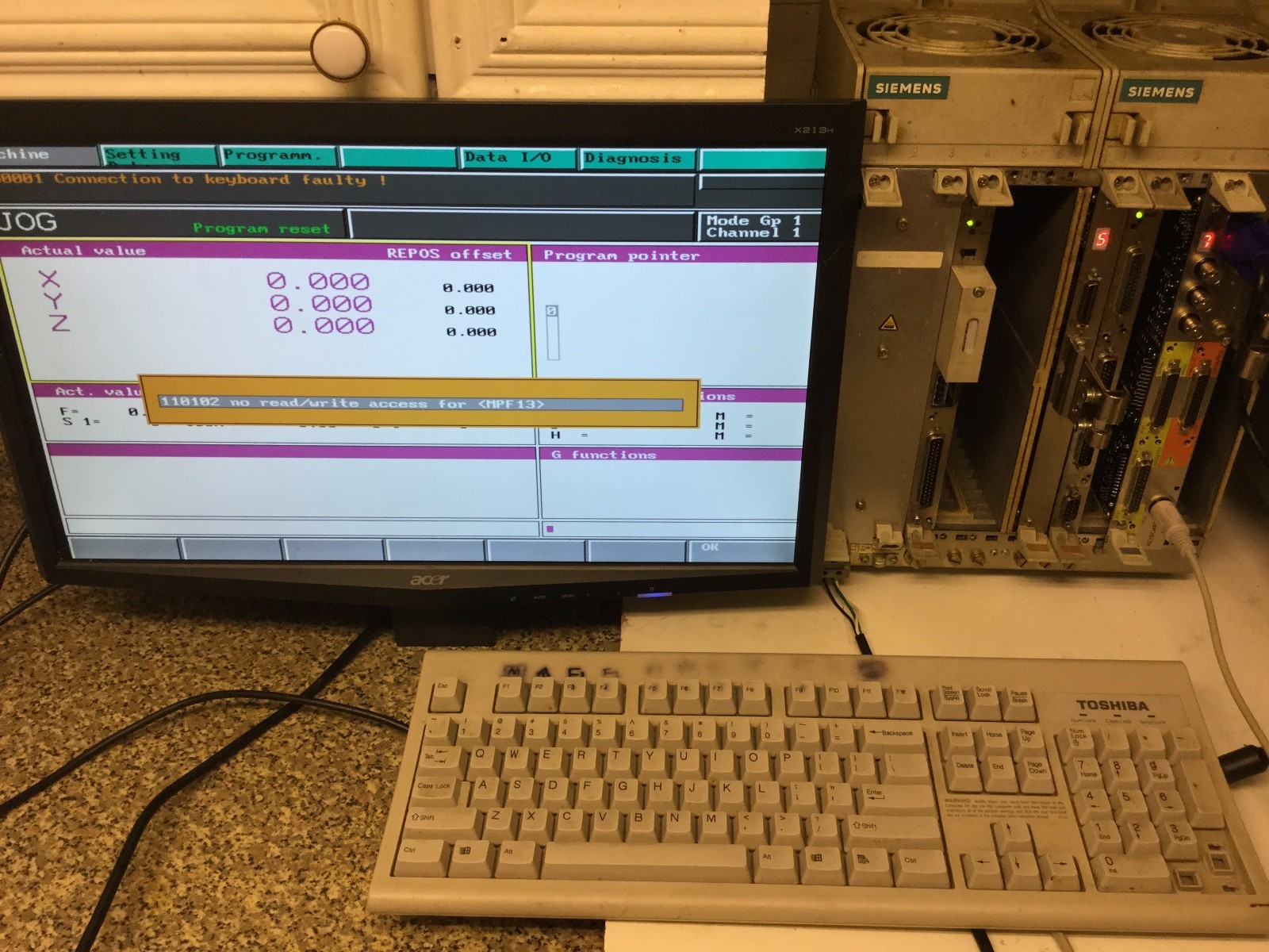SINUMERIK 840C NC,PLC,MMC,CBS-CPU "4-in-1" ready to used --6FC5110 ...