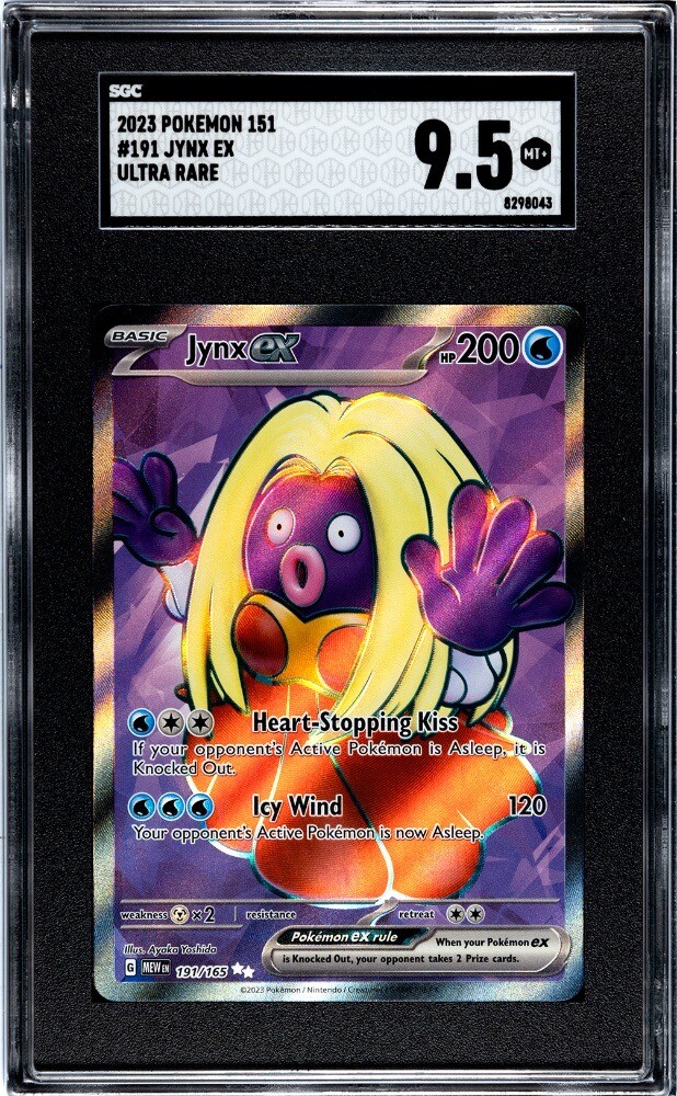Pokémon TCG Jynx ex Scarlet & Violet-151 191/165 Holo Ultra Rare for ...