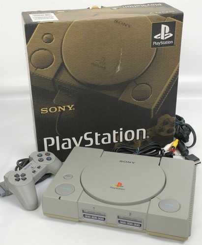 PS Playstation Console System Boxed SCPH-1000 Original A6197598 Tested ...