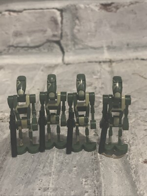 Star Wars Custom Kashyyyk Battle Droids Minifigures For Lego Lot Of 4 ...