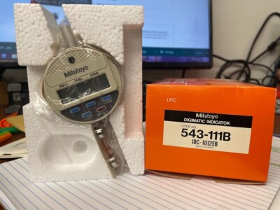 MITUTOYO 543-111B DIGITAL INDICATOR WITH COLLET BASE | eBay