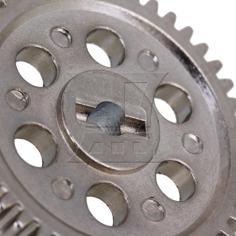 05112 Silver RC1:10 44T Metal Upgrade Parts Main Gear Replacement for ...