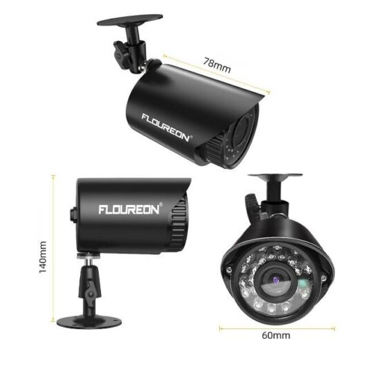 2 PACK Floureon Security Camera 720P; CCTV System Camera Connects | eBay
