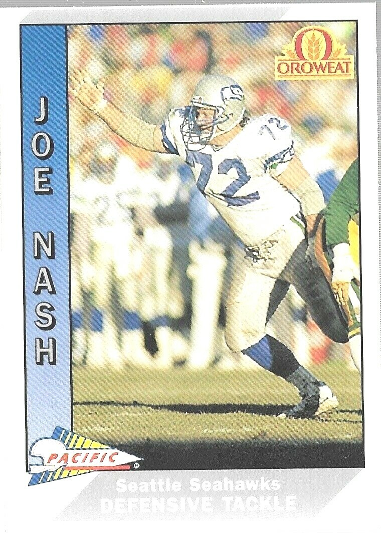 1991 Pacific Oroweat Seattle Seahawks Joe Nash 13 Football Card | eBay