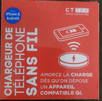 CT TEK Wireless charger for iPhone and Android | eBay