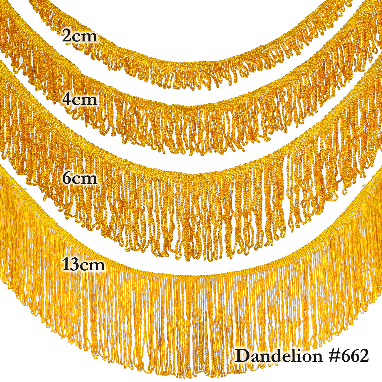 Silky Fringing Chainette Fringe Trim Furnishing Costume,2cms,4cms,6cms ...