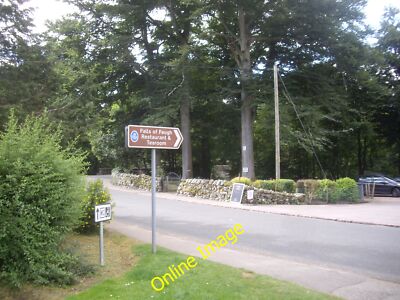 Photo 12x8 Tourist signs by Falls of Feugh carpark Banchory/NO6995 Drop ...
