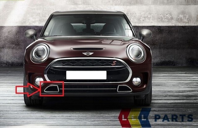 Pair MINI F54 Clubman S Bumper Insert Chrome Left Right 51117377811 ...