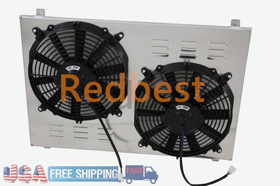 4 Row G body Aluminum Radiator Fan Shroud For Chevy 1978-1987 Monte ...