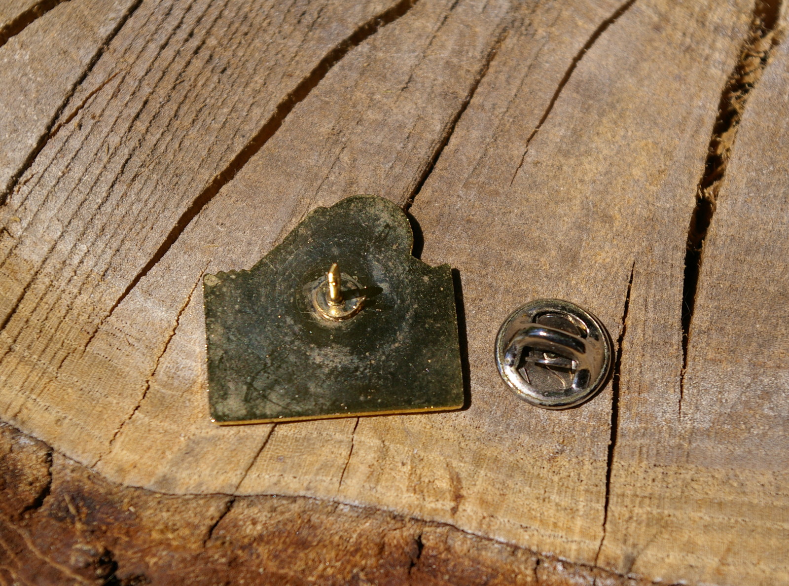 Oregon Lapel Pin Pinback OR State Logging Truck Gold Tone Metal ...