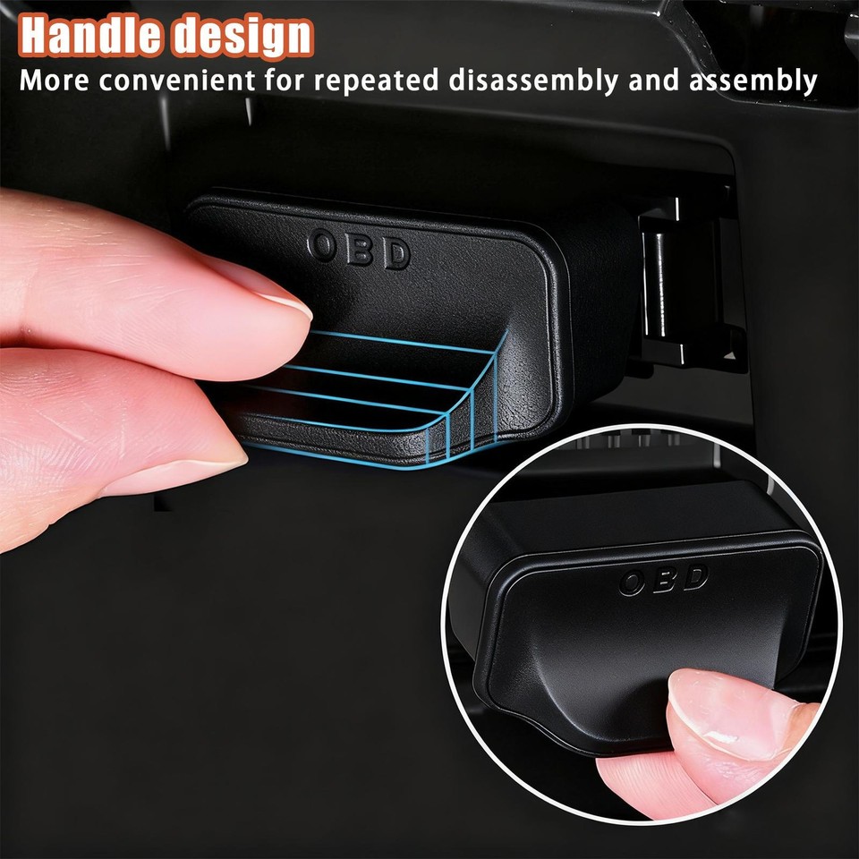 OBD Port Cover OBD Protective Dust Cover Diagnostic Connector Protector ...