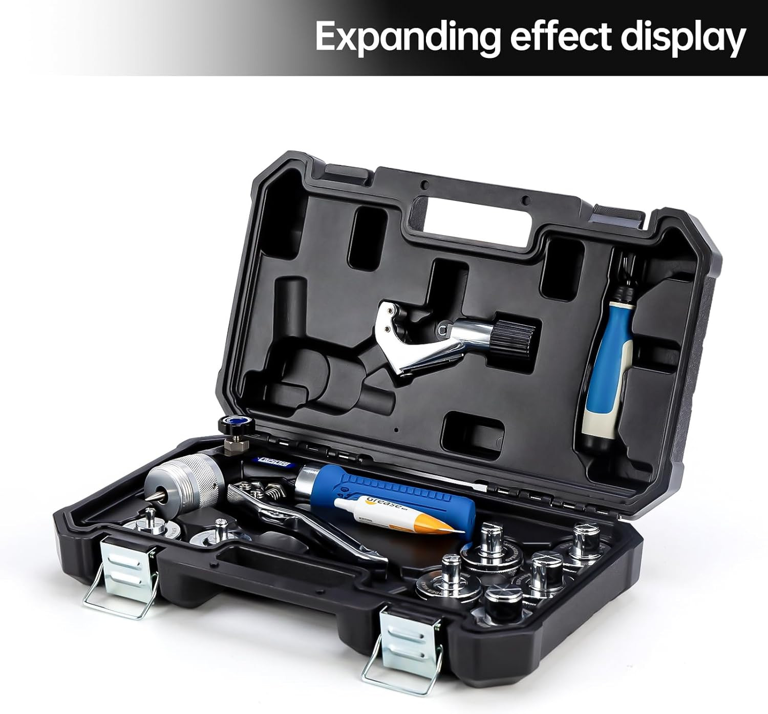 HVAC Hydraulic SWAGING Tool Kit for Copper Tubing Expanding 3/8 Inch to ...