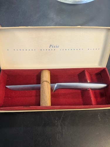 Vintage New Gerber "Pixie" Knife – Original Box – Stainless Steel ...