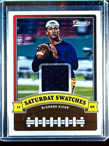 2018 Panini Classics DeShone Kizer JSY #8 Irish Saturday Swatches | eBay