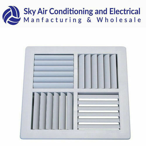 Square 4 Way Vent Outlet Multi Directional Outlet 290mm x290mm Neck ...